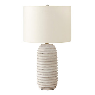 Lighting, 28"H, Table Lamp, Cream Resin, Ivory/Cream Shade ...