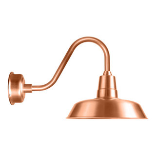 Cocoweb Oldage Wall Barn Lights, Solid Copper - Farmhouse - Outdoor ...