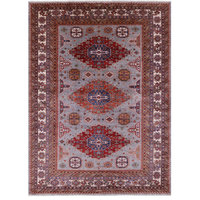 Super Kazak Hand-Knotted Wool Rug 9' 3" X 12' 4" - Q22021, 9' 3" X 12 ...