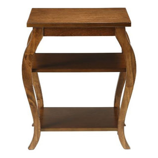 Acme Becci Accent Table Walnut Finish - Traditional - Side Tables And ...
