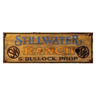 Nostalgic Vintage Ranch Signs Wooden Farm Sign - Rustic - Novelty Signs ...