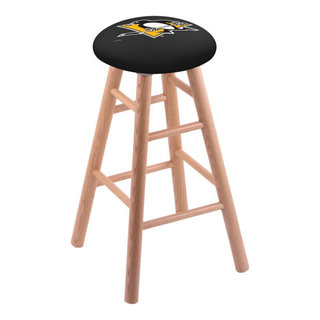 Holland RC Pittsburgh Penguins 30" Swivel Oak Bar Stool - Natural ...