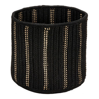 Colonial Mills Basket Essentia Basket Black Round, 20"x20"x14 ...