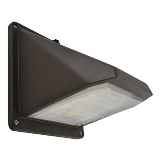 Black LED Outdoor Flood Light from the Outdoor Collection, 7.000 ...