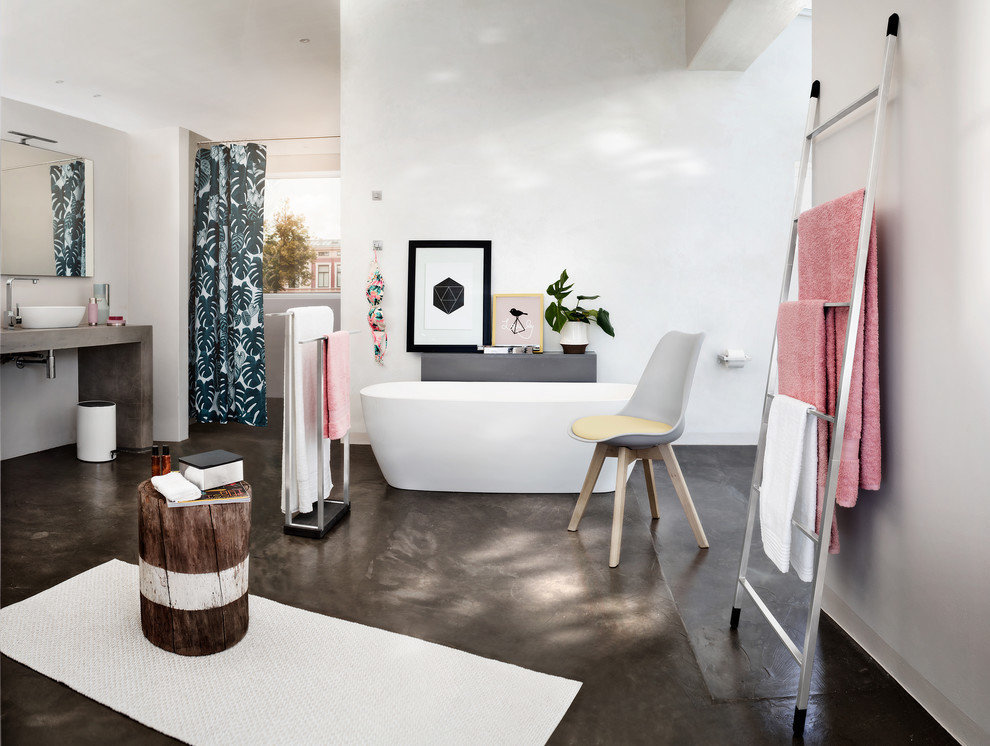 Menoto Towel Ladder Rack - Contemporary - Towel Racks & Stands - by ...