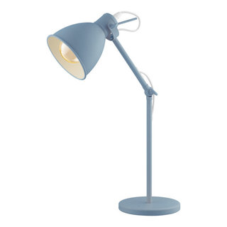 1-Light 40W Desk Lamp, Pastel Light Blue - Door Levers - by Buildcom ...