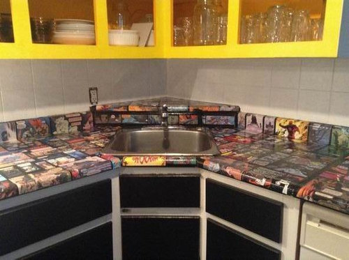 Comic Art Kitchen Countertop