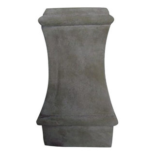 Flower Pot Column, 30", 30" - Transitional - Outdoor Pots And Planters ...