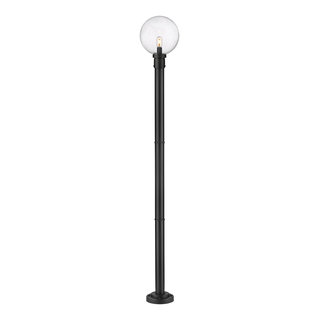 Laurent 1 Light Outdoor Post Mounted Fixture Lighting, Black ...