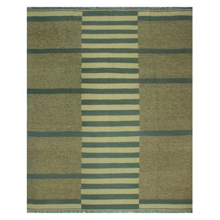 Winchester Kilim Alejandr Brown/Ivory Rug, 8'2x9'9, 8'2x9'9 ...
