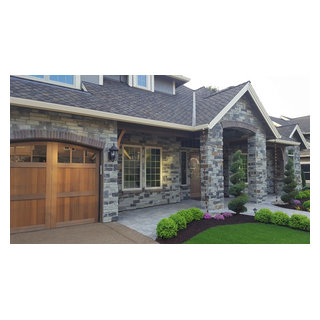Stone Veneer:Natural Stone - Craftsman - Exterior - Portland - by Brown ...