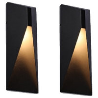 2Pack 15W 14" 5CCT LED Wall Sconce, 100-277V Porch Light, 10%-100% ...