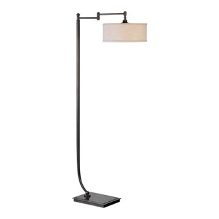 Uttermost Lamine Dark Bronze Floor Lamp, 16.5"x66"x9.5" - Transitional ...