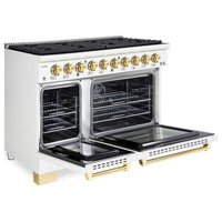 Bold Series 48" All Gas Freestanding Range - Contemporary - Gas Ranges ...