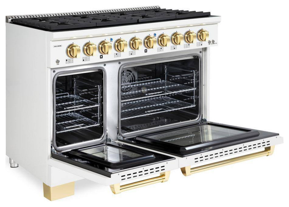 Bold Series 48" All Gas Freestanding Range - Contemporary - Gas Ranges ...