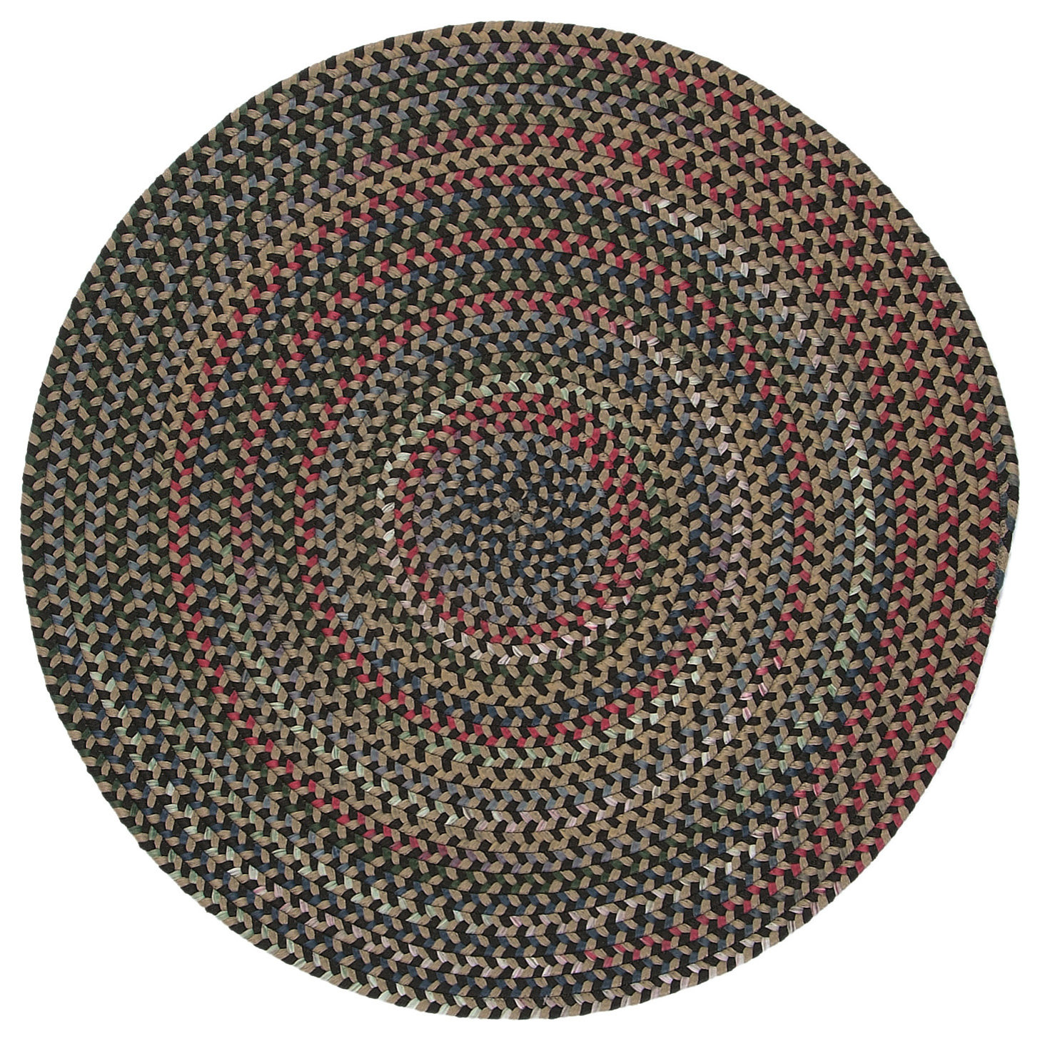 Colonial Mills Wayland Round Braided Rug, 11X11 - Contemporary - Area ...