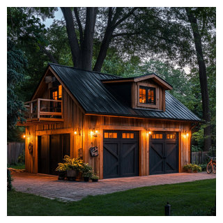 Rustic Garage Design - Rustic - Garage - Phoenix - by Evolution ...