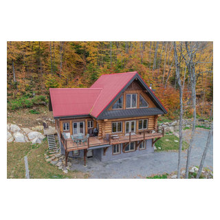 Log Cottage - Lac des Plages - Bois rond - Scandinavian - Montreal - by ...