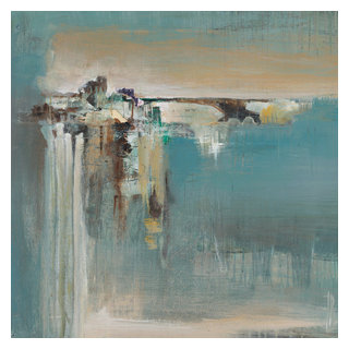 Fragmented Fields Fine Art Giant Canvas Print, 84"x84" - Contemporary ...