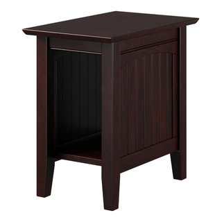 Nantucket Chair Side Table, Espresso - Transitional - Side Tables And ...