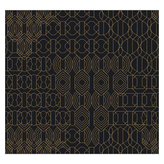 Modern Chandelier Wallpaper, Black - Contemporary - Wallpaper - by York ...