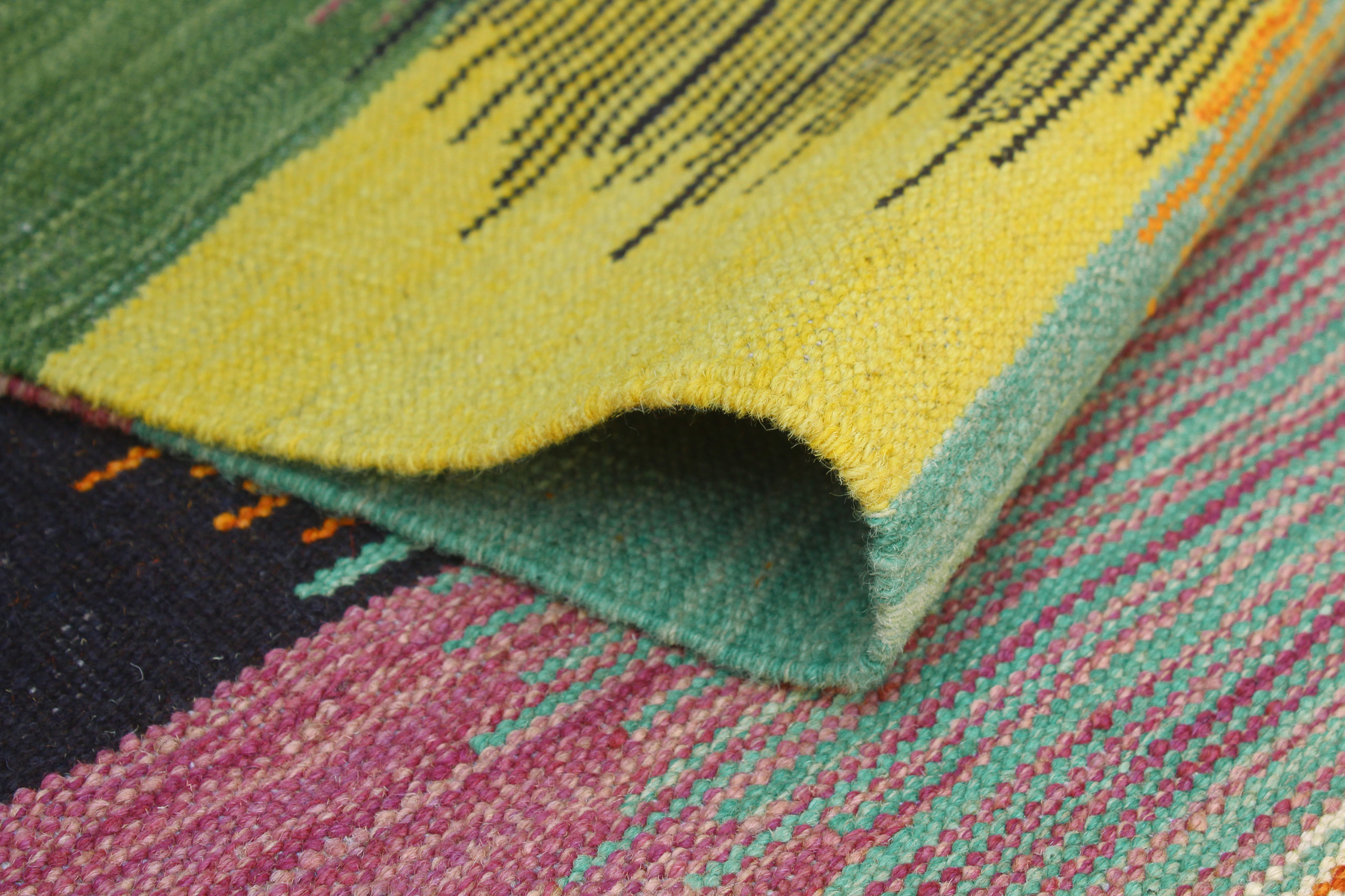 Modern Flatweave Ece Ivory/Light Green Rug, 5'9x8'4, 5'9x8'4 ...