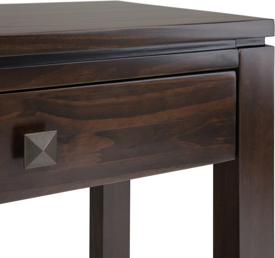 Cosmopolitan Solid Wood Wide Console Sofa Table - Contemporary ...