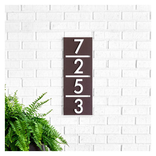 Wall Mounted Address Signs - Austin - by Mod Mettle | Houzz