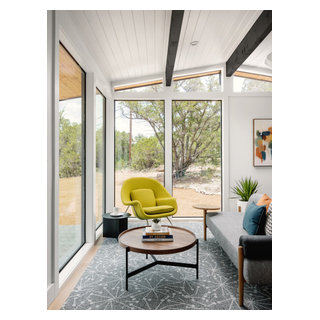 Atomic Ranch MCM Main House - Rétro - Salon - Austin - par Breathe ...