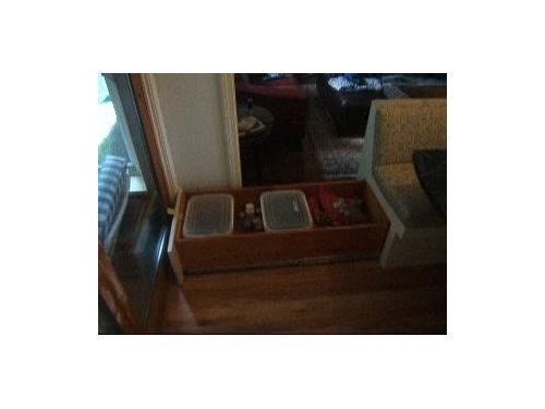 DIY Banquette with Coffin Drawer - Pics | Houzz Forum