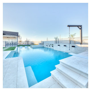 Gilbert Complete Pool and Landscape Package - Contemporary - Pool ...