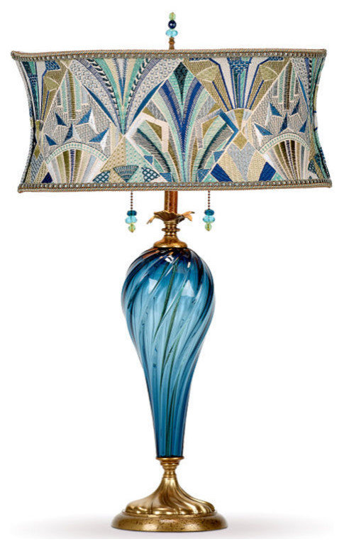 Kinzig Table Lamp, Erte - Eclectic - Table Lamps - by Artisan Crafted ...
