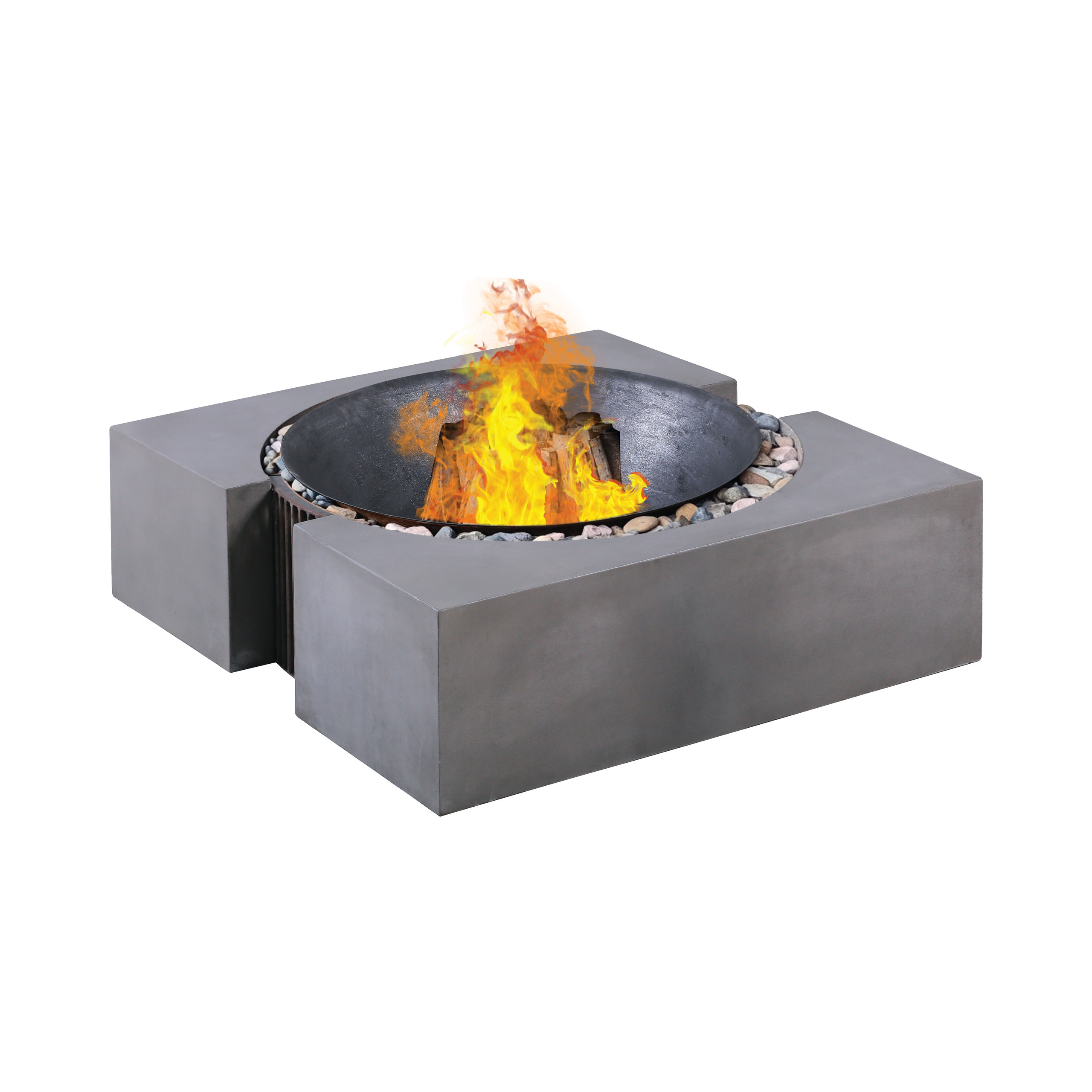 Volcano Fire Pit - Transitional - Fire Pits - by HedgeApple | Houzz