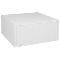 Niche Cubo Half Size Stackable Storage Cube, White Wood Grain ...