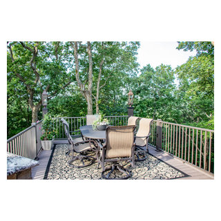 Covered and Open Deck with Grill Area & Screen System - Deck - St Louis ...