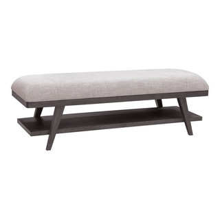 Quincy Upholstered Bed Bench - Transitional - Upholstered Benches - by ...