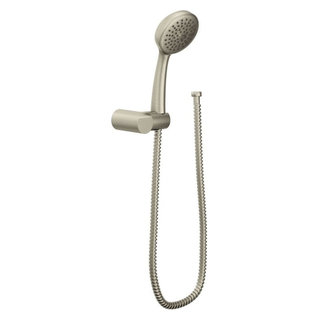 Moen 4in Single-Function Hand Shower with Bracket and 59in Hose, Round ...
