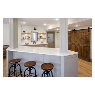 Rec Room & Lower Level Living Space - Minneapolis - by Rachel Kate ...