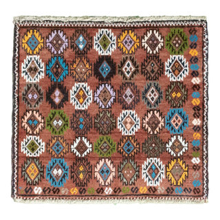 Persian Rug Hamadan 1'9"x2'0" Hand Knotted, 1'9"x2'0" - Southwestern ...