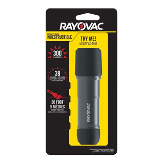 Rayovac ROVDIY3AAA1 Workhorse Pro LED Flashlight, Black - Contemporary ...