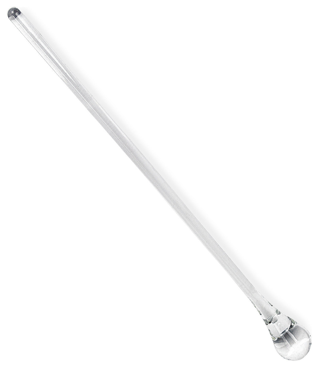 12" Mouth Blown Crystal Lead Free Martini Stirrer, 1inx1inx13in - Wine ...