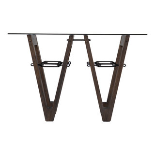 Kian Reclaimed Wood Console Table - Transitional - Console Tables - by ...