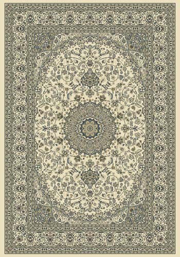 Ancient Garden Rug, 5'3"x7'7" Oval - Traditional - Area Rugs - by ...