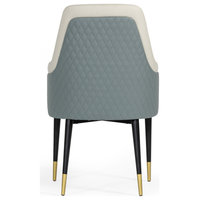 Modrest Duval Modern White and Gray Dining Chair - Midcentury - Dining Chairs - by Vig Furniture ...