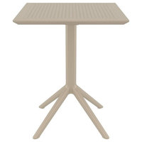 Sky 24 inch Square Folding Table in White finish - Contemporary ...