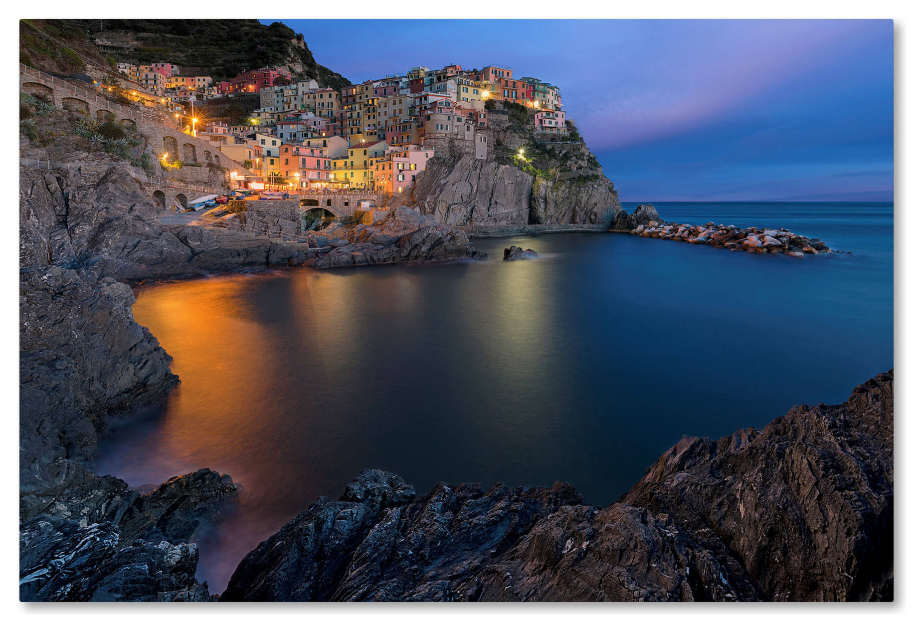 Renee Doyle 'Manarola Lifestyle' Canvas Art, 24"x16" - Beach Style ...