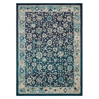 Traditional Penelope Tidal Area Rug, 10'x14' - Traditional - Area Rugs ...