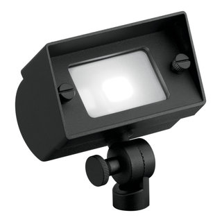 Textured Black Mini Flood - Transitional - Outdoor Flood And Spot ...