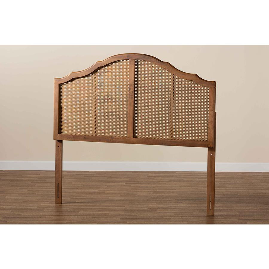Iris Vintage Classic and Traditional Ash Walnut Finished Wood and ...