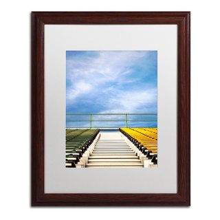 Jason Shaffer 'Stadium' Matted Framed Art, 16 x 20 - Contemporary ...